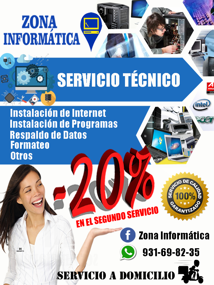 ZONA INFORMÁTICA: AFICHE PUBLICITARIO