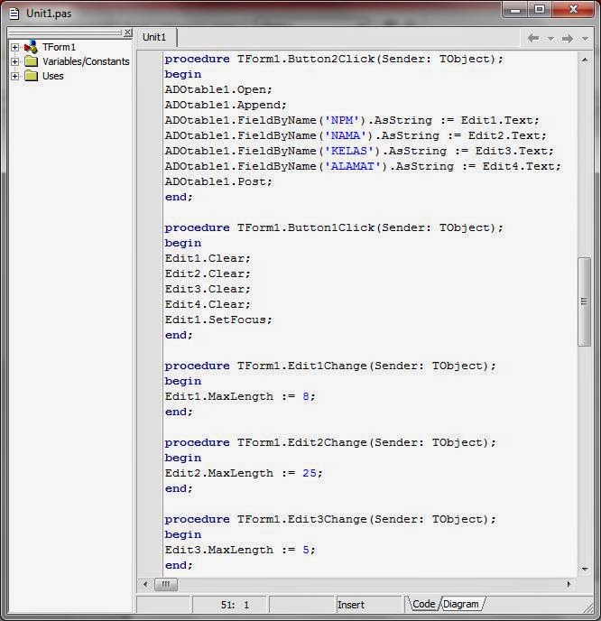 Delphi 7 - Database (Microsoft Access)
