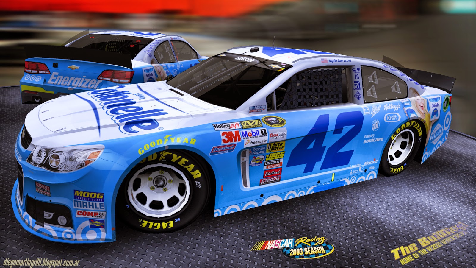 Diego Martin Grilli 3D Design: NR2003 Skins