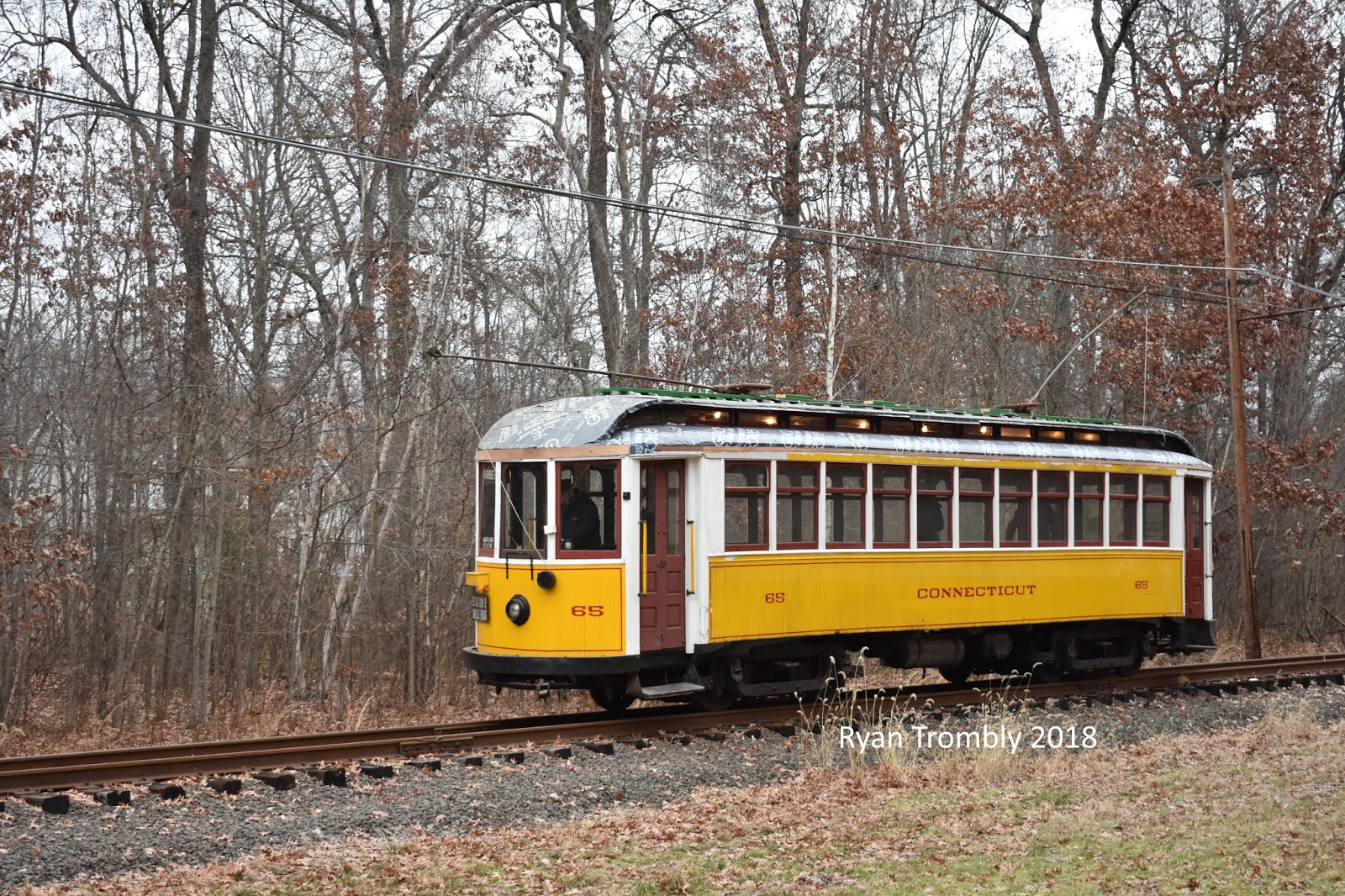 Connecticut Trolley Museum Car Shop: 65 Takes its First Trip Down the ...