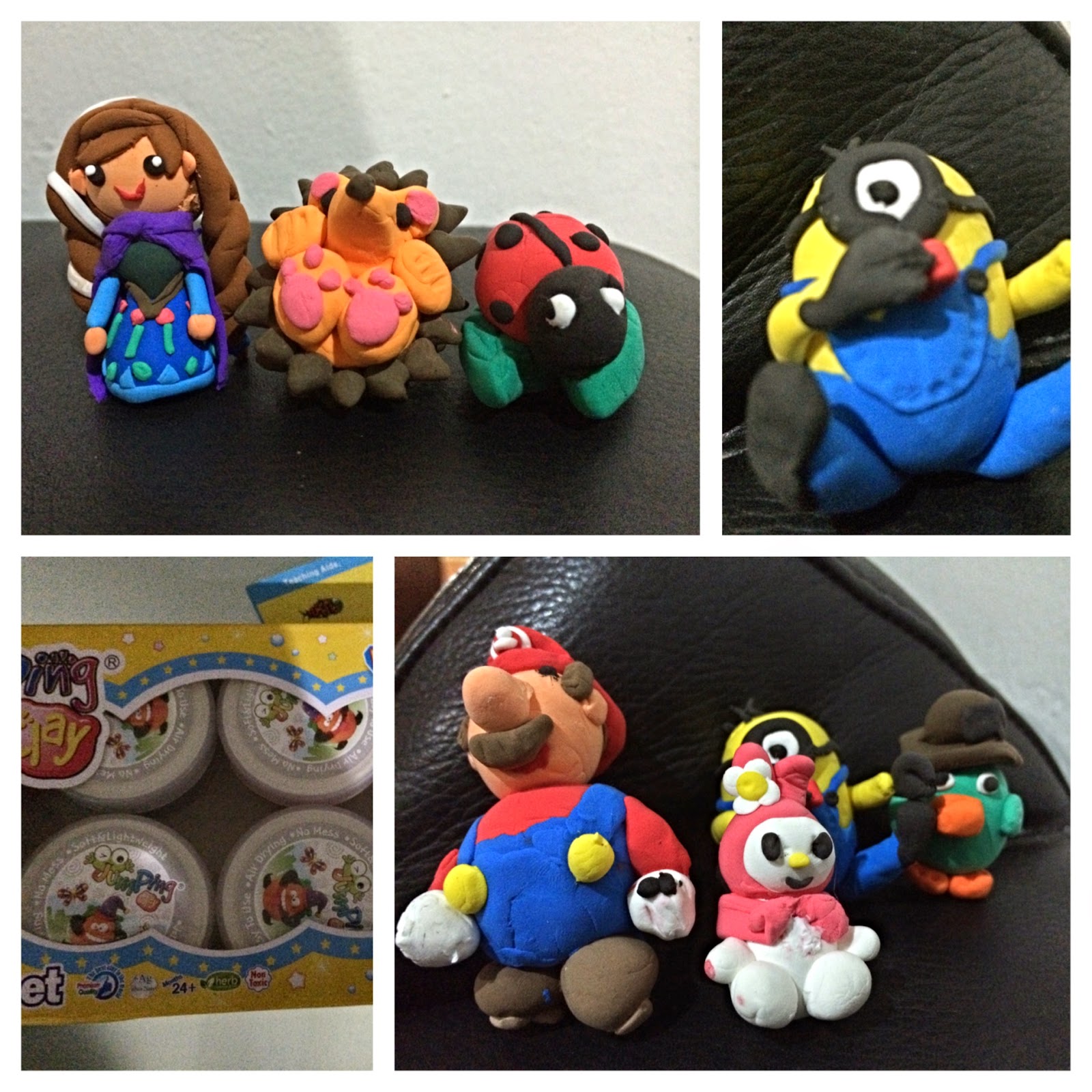 My Jumping Clay creations