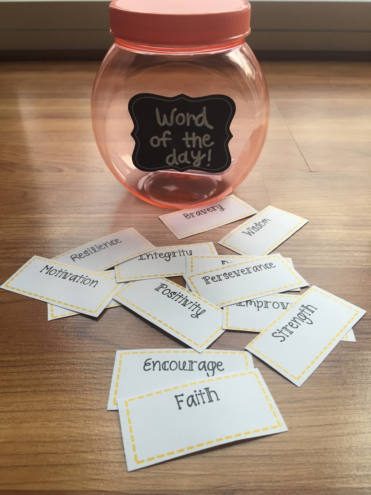 My Future Crafty Classroom : Word of the Day Jar FREEBIE