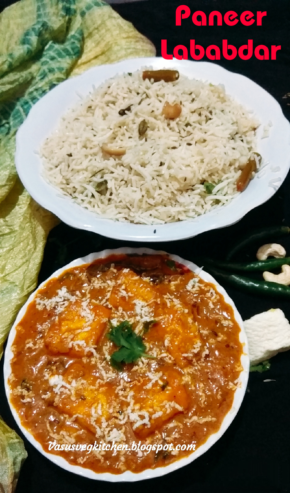 Vasusvegkitchen: Paneer lababdar, How to prepare restaurant style ...