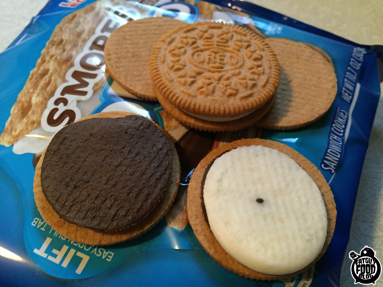 FATGUYFOODBLOG: S'mores Oreo cookies!