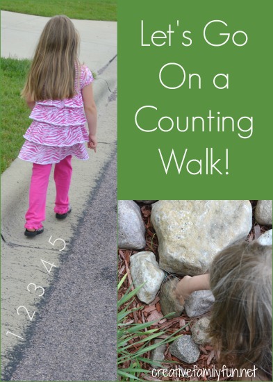 Go Outside: Counting Walk - Creative Family Fun