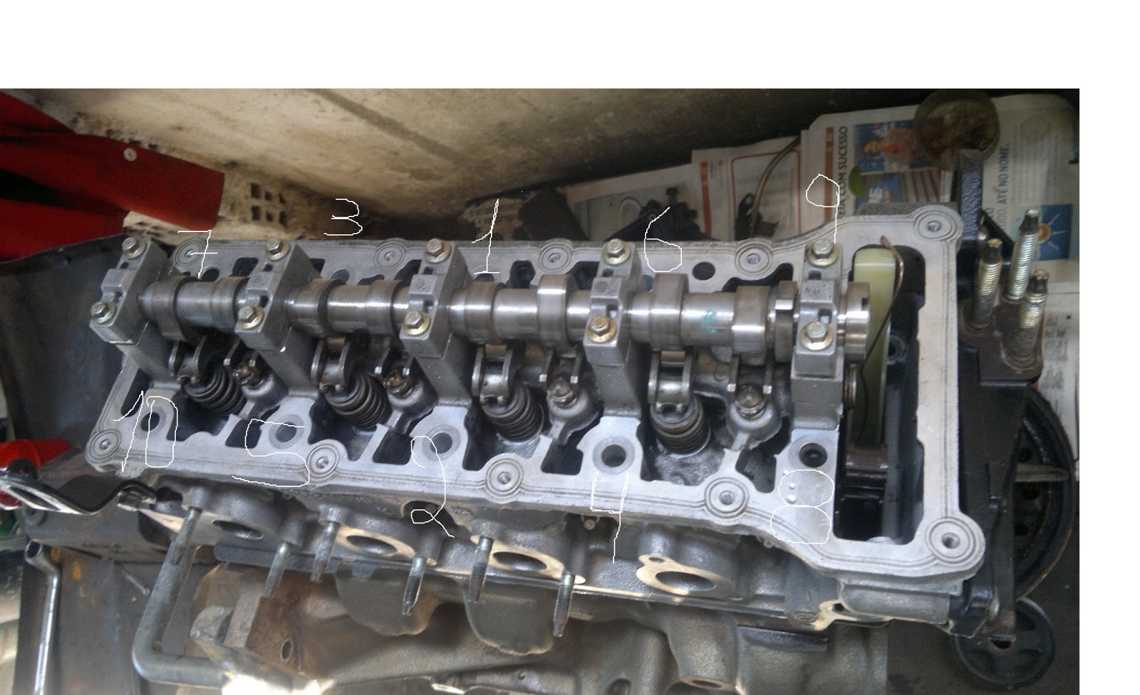 MJ Mecânica Inovada.: Montagem do motor Zetec rocam da Ford passo a passo!