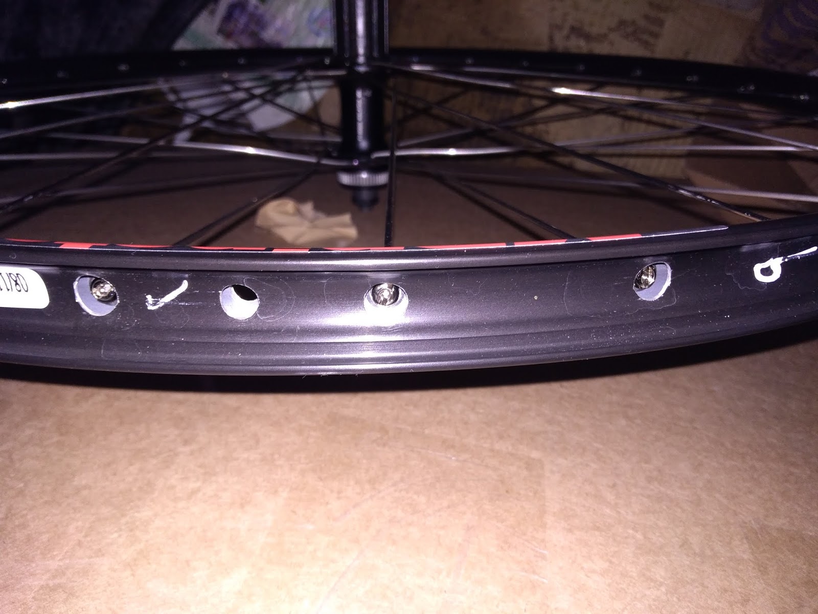 マウンテンバイク乗りの備忘録: CRCからアレックスリムのホイール（Alex MD19-FH-RM3050）を購入