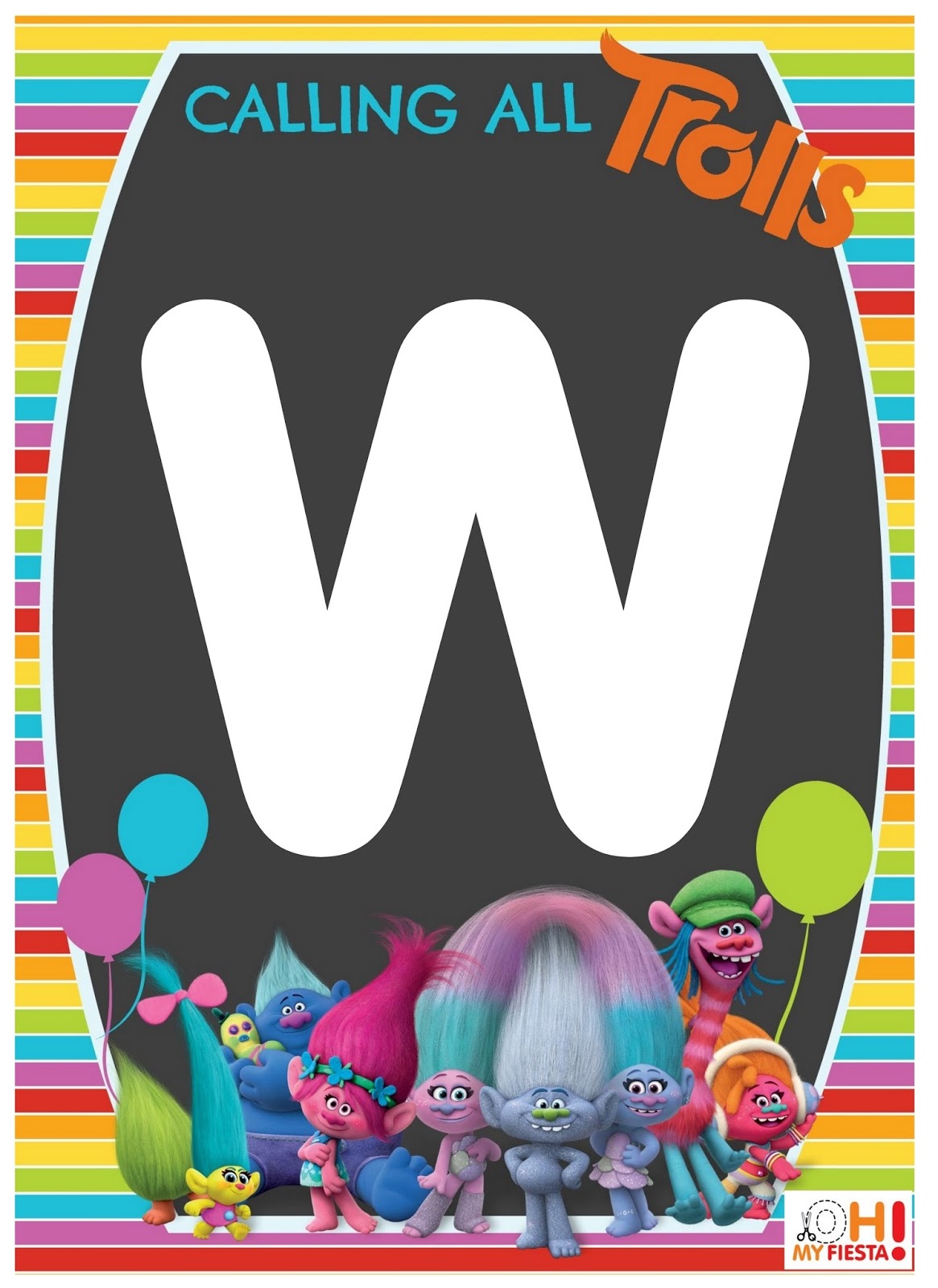 Alfabeto de Trolls. - Oh my Alfabetos!