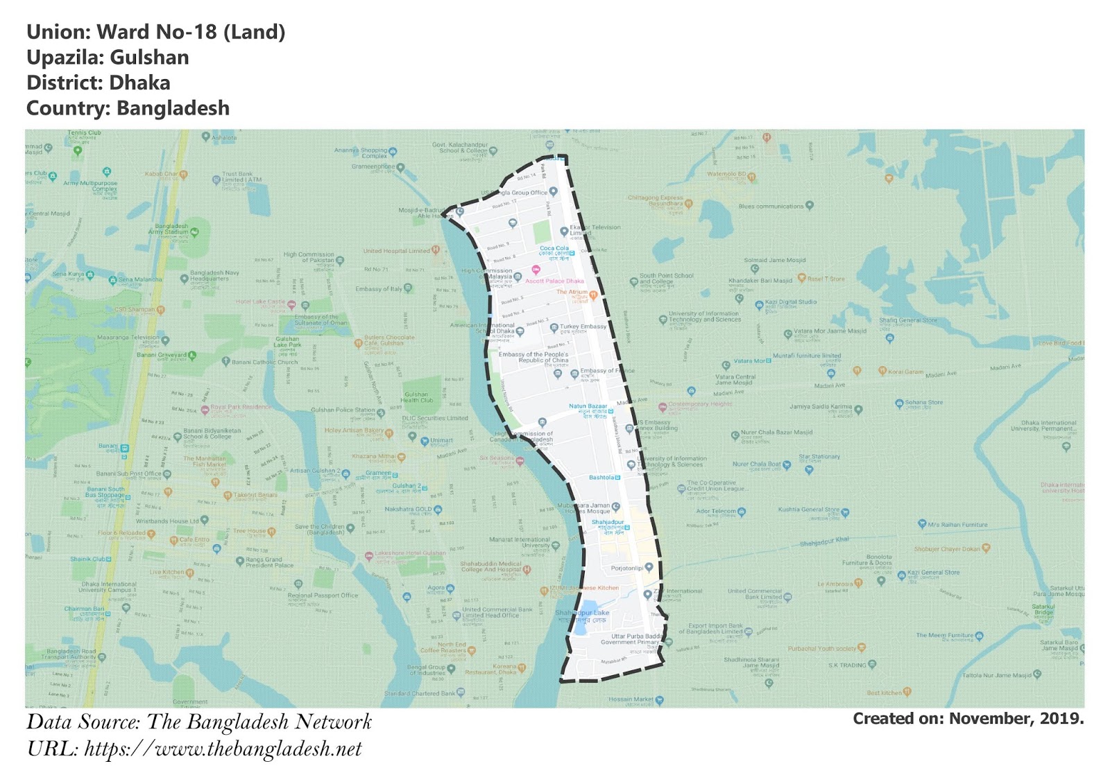 Ward No-18, Gulshan, Dhaka