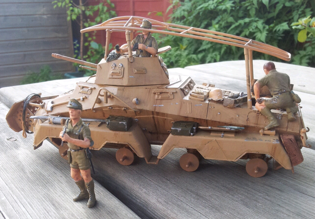 Military Model Making: Monogram 1/32 Panzerspahwagen Sd.Kfz.232