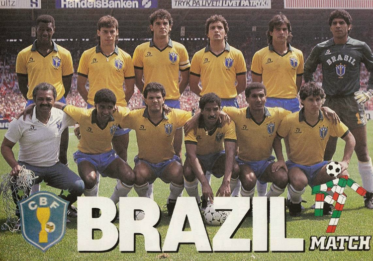 Kit Design, by eroj: 1982-90 Brasil GK