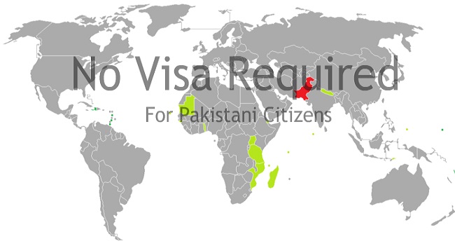 Countries That Require No Visa For Pakistani Passport Holder countries-that-require-no-visa-for-pakistani-passport-holder