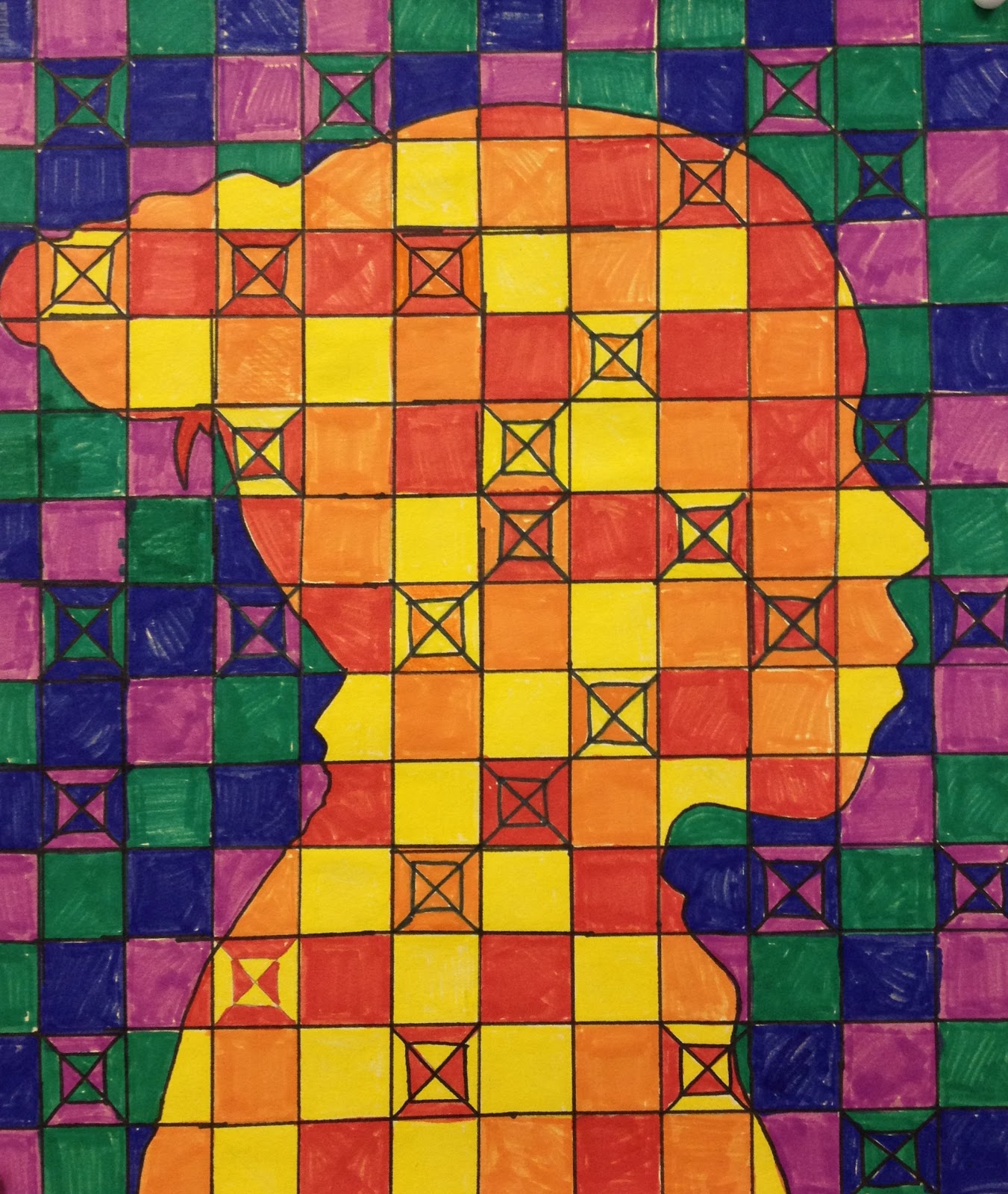 Art at AMY Northwest: Cycle 3: 7th Grade - Silhouettes