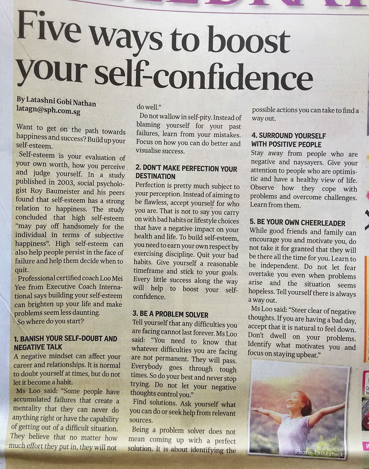 Newspapers Junkies: Five ways to boost your self-confidence