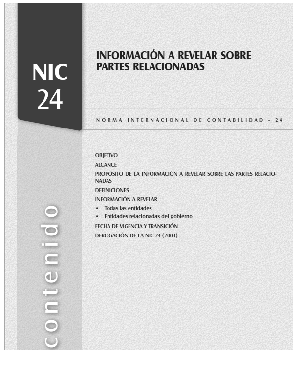 ACTUALIDAD EMPRESARIAL CONTABLE: NIC 24 - CASOS PRÁCTICOS