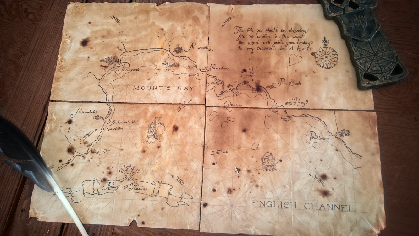 10 Digits: Creating a pirate treasure map...