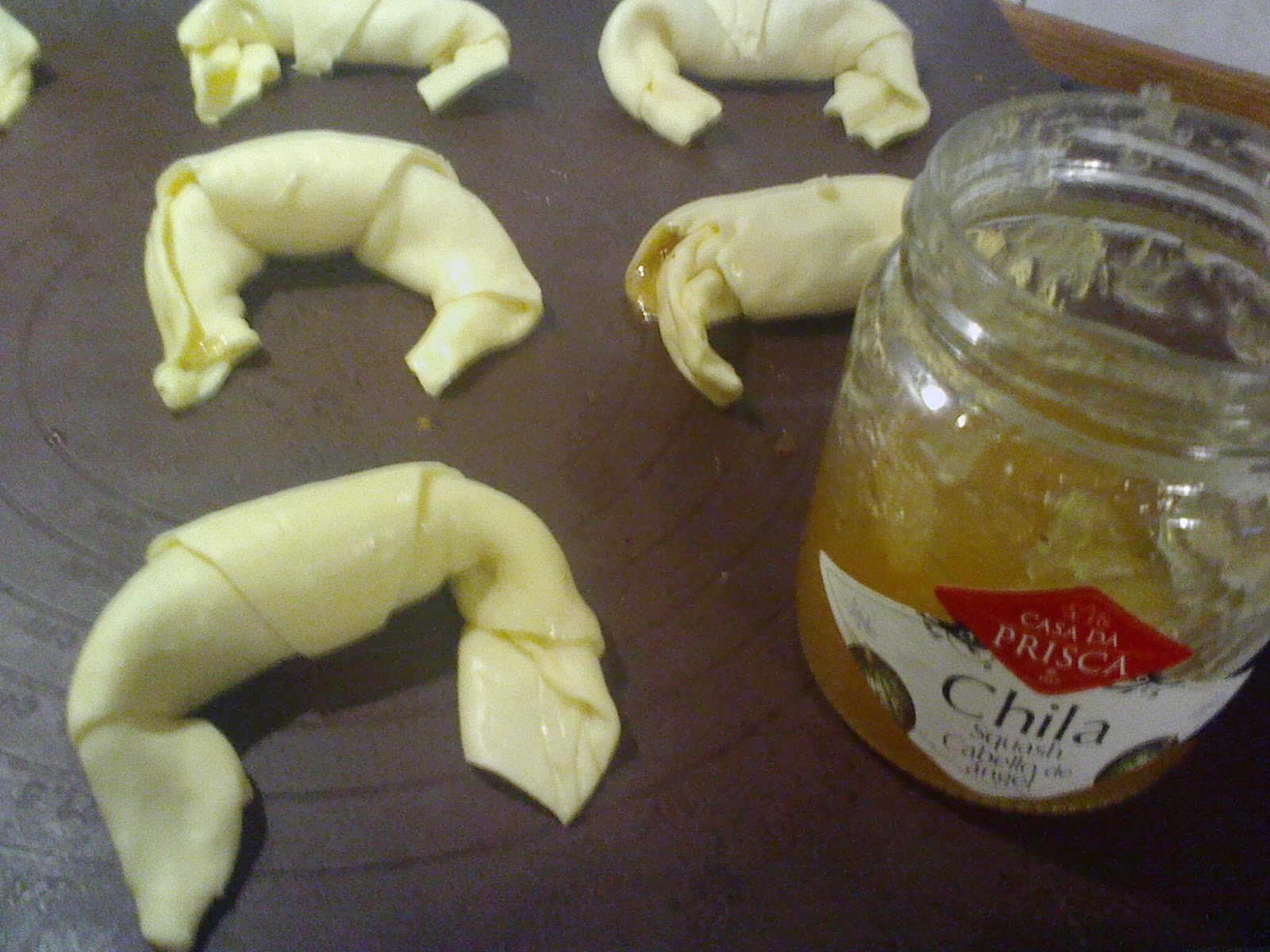 Pratos da Bela: Croissants de Chila ou Gila