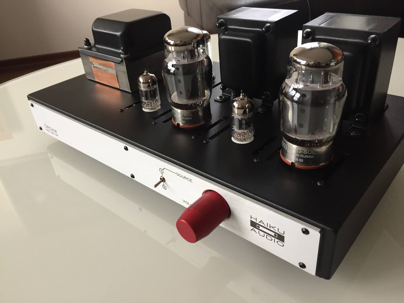 Stereo i Kolorowo - Underground: Wzmacniacz lampowy Haiku-Audio Origami ...