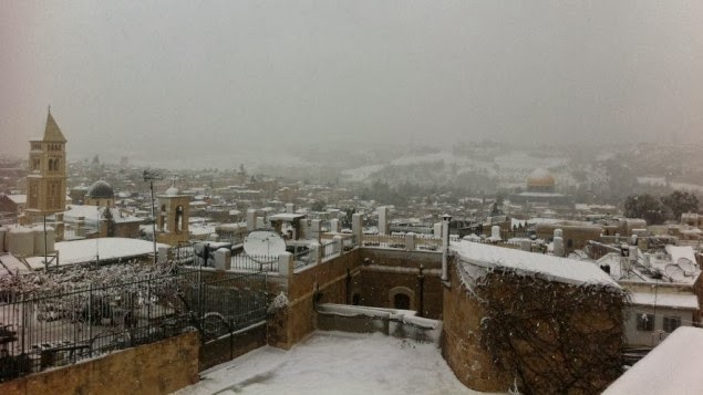 SHALOM ISRAEL: TEMPESTADE DE NEVE "NUNCA VISTA" EM JERUSALÉM BLOQUEIA ...