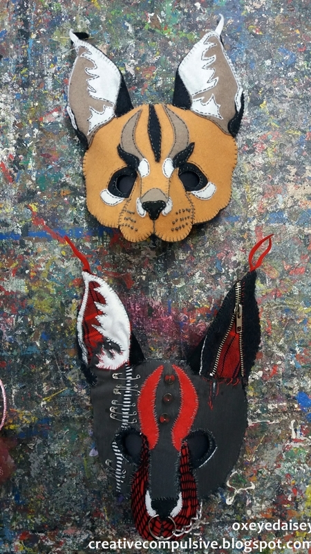 Creative Compulsive: Zoo Animal Masks: Part I, The Caracal