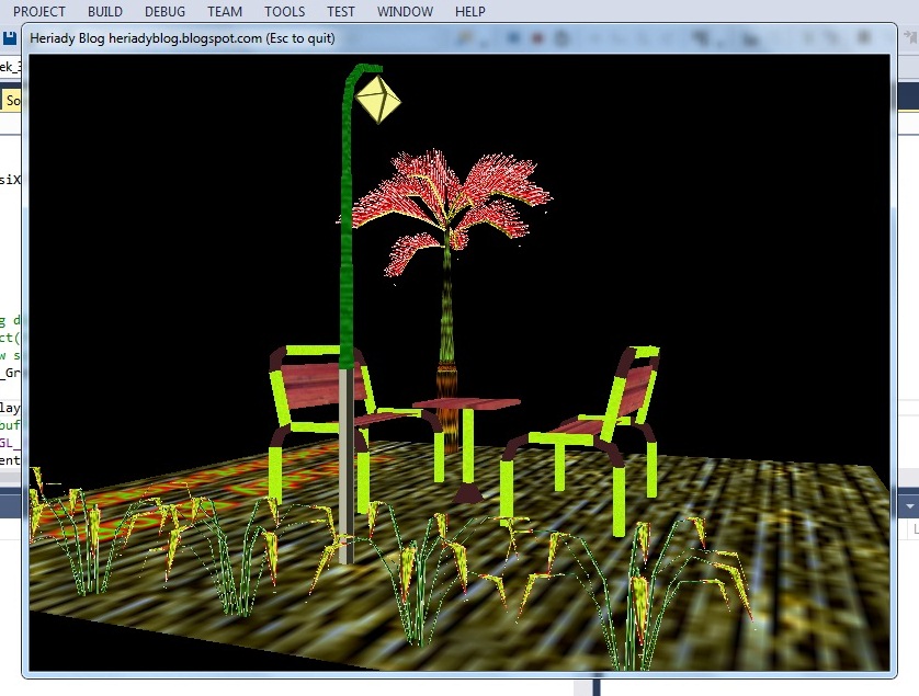 heriady blog: Membuat Objek Balok 3D Wire / Kawat