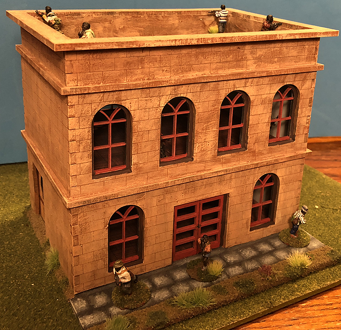 Lead Legionaries: Two-Story "City Block" Building