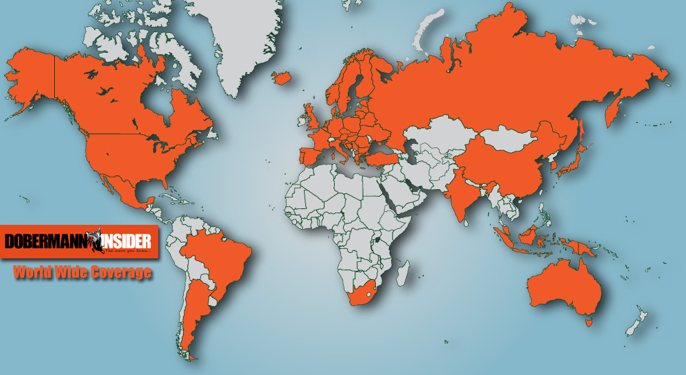 World Wide Coverage Chart | Doberman Chat Forum