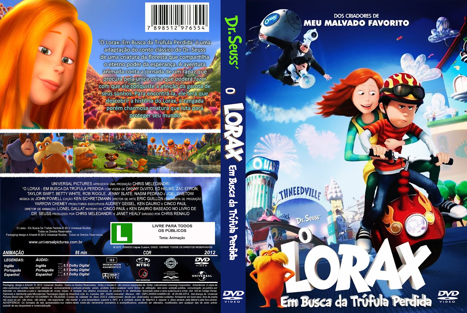 M5 FILMES: O LORAX EM BUSCA DA TRÚFULA PERDIDA