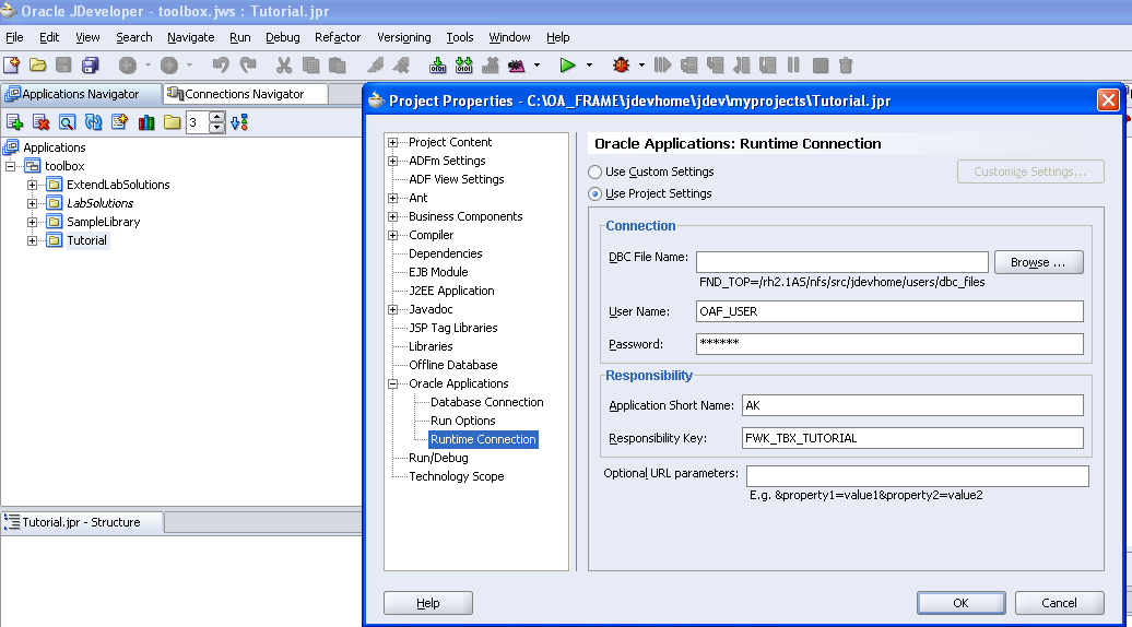 Oracle Application's Blog: How to run oaf page from jdeveloper