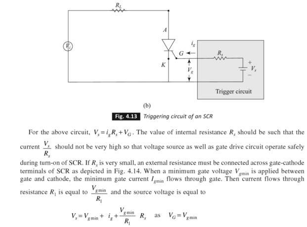 SCR-Gate characteristics