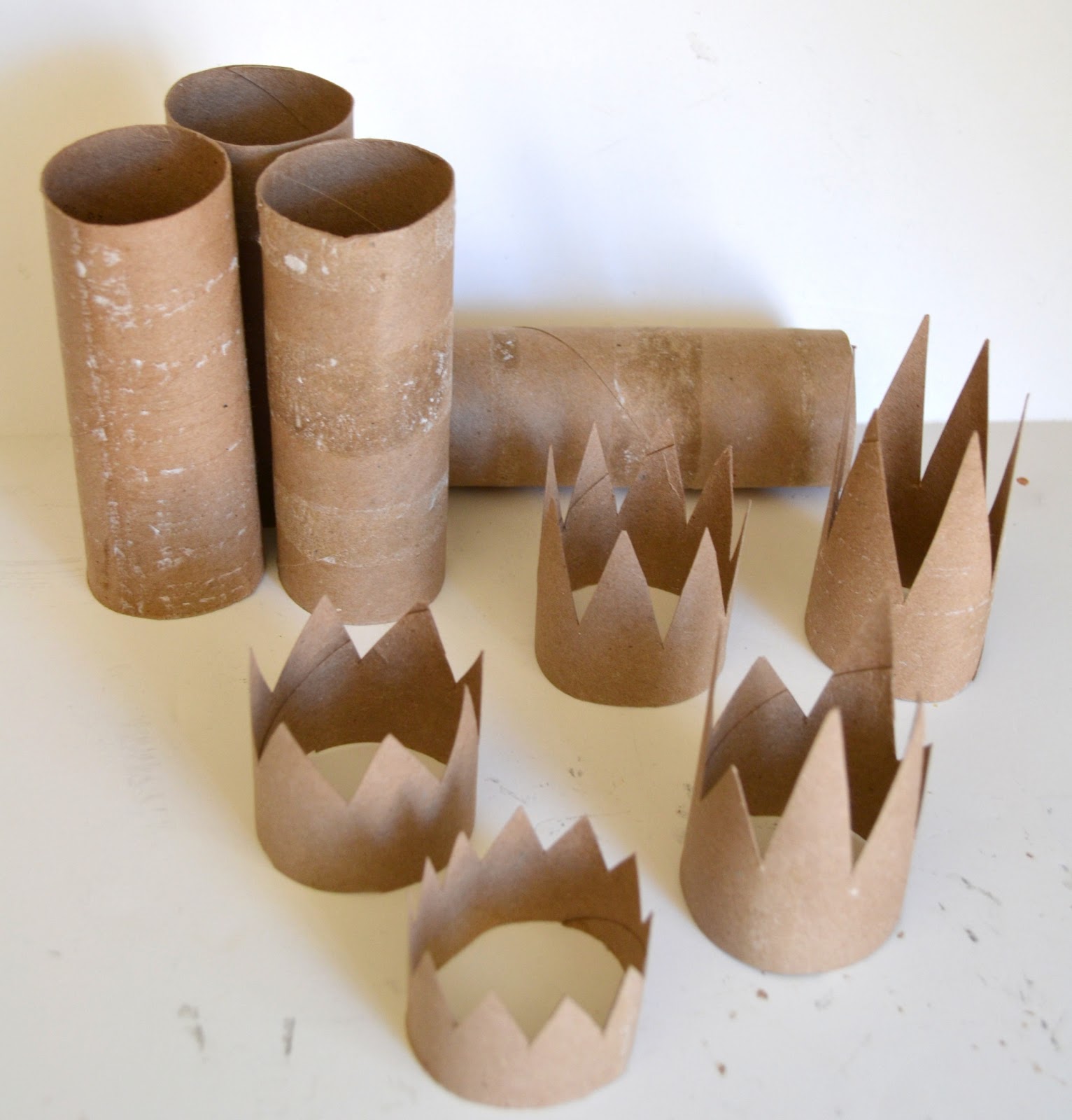 Valentines Fit for a King or Queen ~ Mini Upcycled Paper Crowns