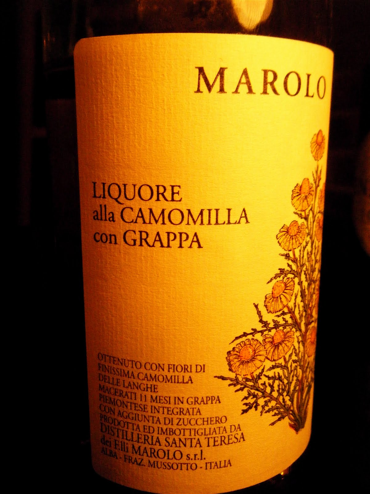 Middle of Spring with Marolo Grappa & Camomile – BLOG // Bar Tram ...