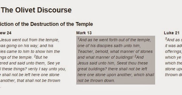 Bible Charts: Olivet Discourse