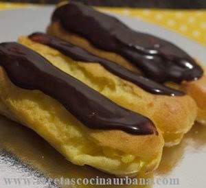Como preparar Relámpagos rellenos de crema pastelera, un clásico de la ...
