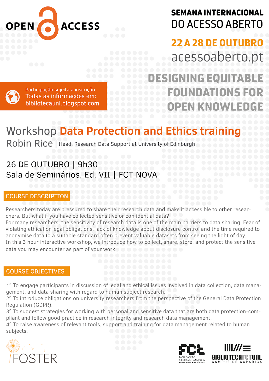 Workshop | Data Protection and Ethics training