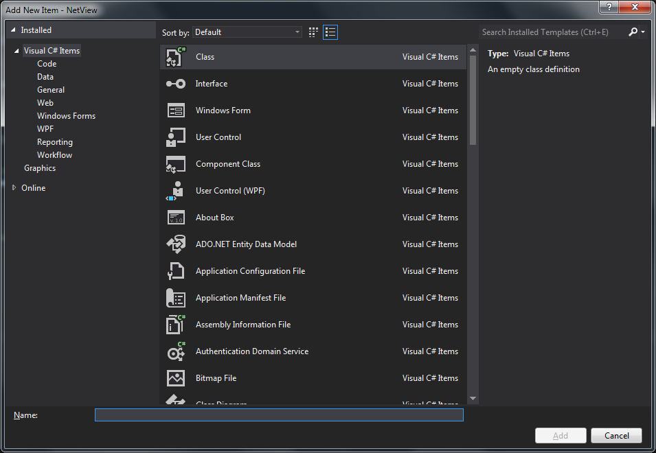 0-day: NET VIEW and C#