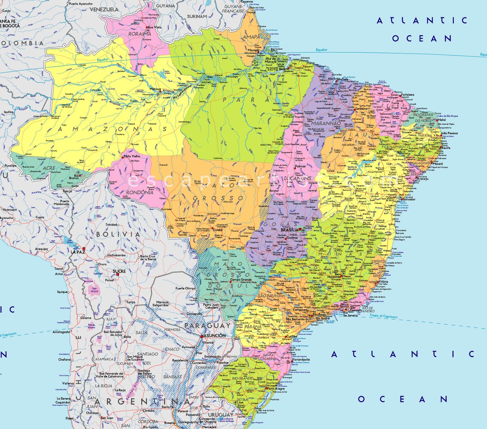 MAPS OF BRAZIL