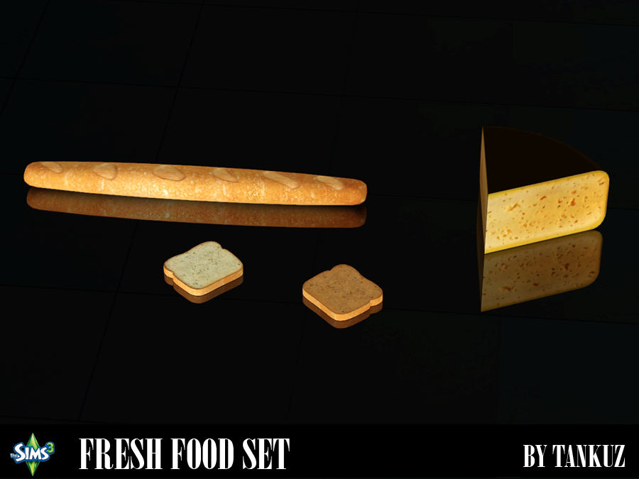 Tankuz Sims 3 Blog: The Sims 3. Fresh Food Set by Tankuz.