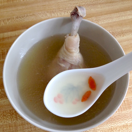 Goji Berry Chicken Soup