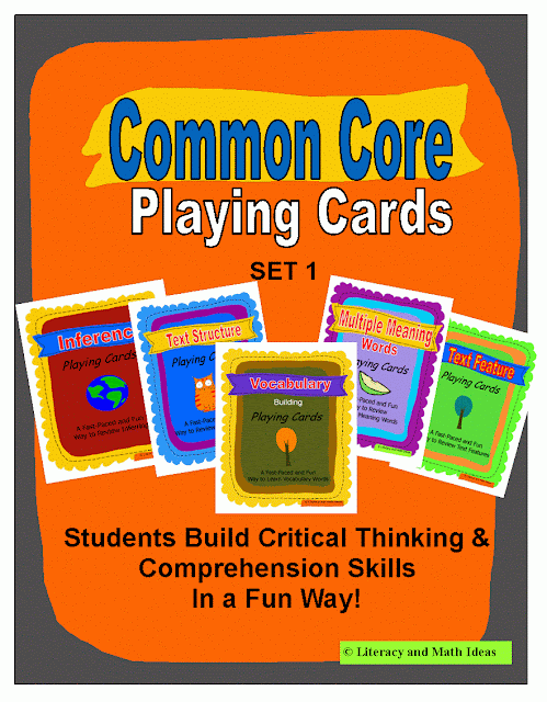 Simply Centers: Common Core Playing Cards: A Fun Way to Build Critical ...