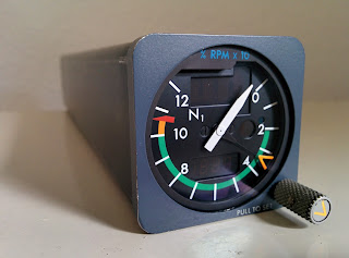 Boeing 737-300 Flight Deck Sim : N1 % RPM Indicator