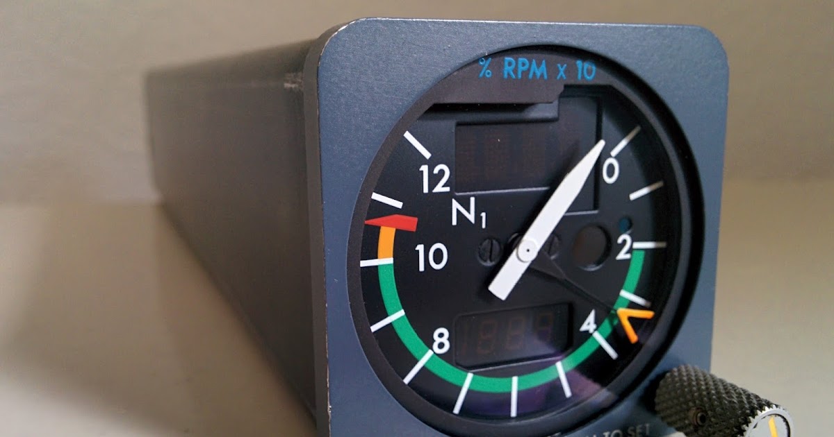 Boeing 737-300 Flight Deck Sim : N1 % RPM Indicator