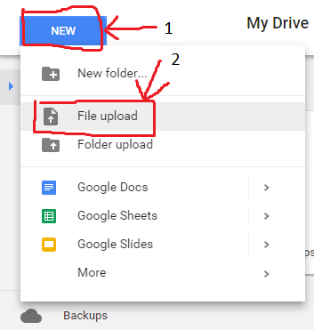 Cara Upload File ke Google Drive Terbaru