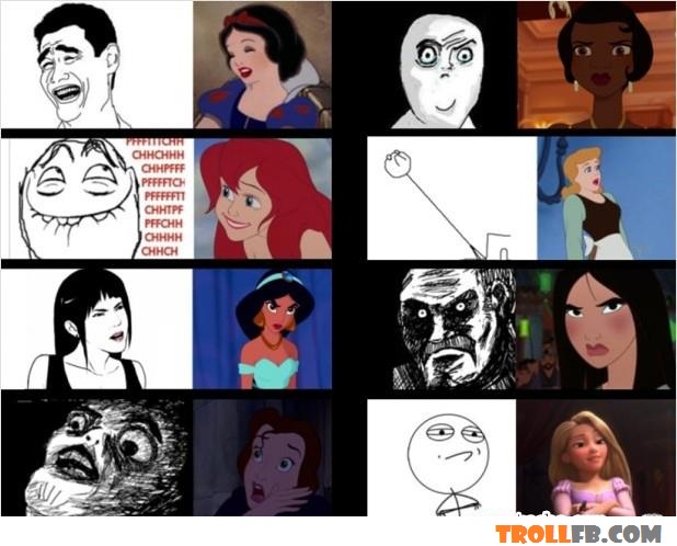 TrollFB: Cartoon Characters as MEMES