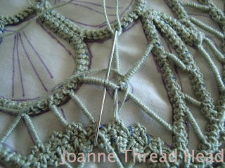 Thread Head: Intermediate Romanian Point Lace Tutorial