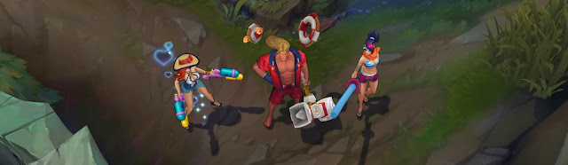 Surrender at 20: 7/6 PBE Update: Pool Party Miss Fortune Splash Art ...