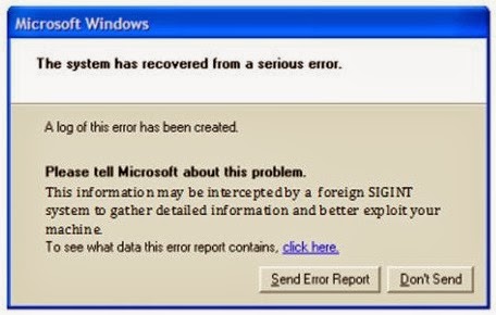 How to Fix Don't Send Error in Windows XP ~ Free tutorials