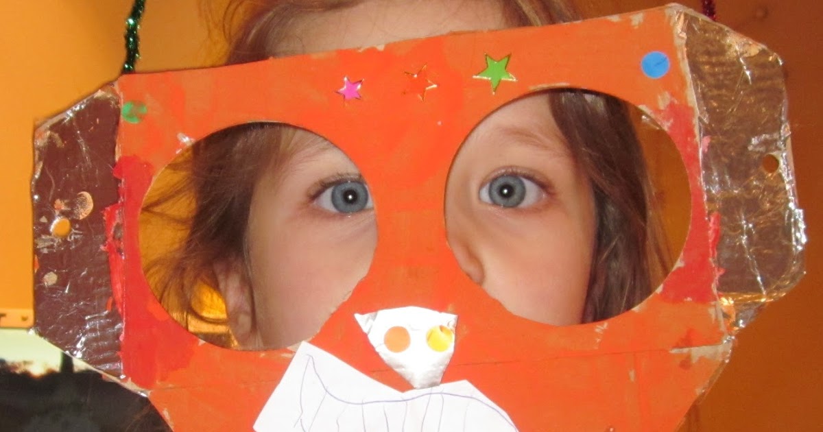 monkey&robot: Cardboard Robot MASK!
