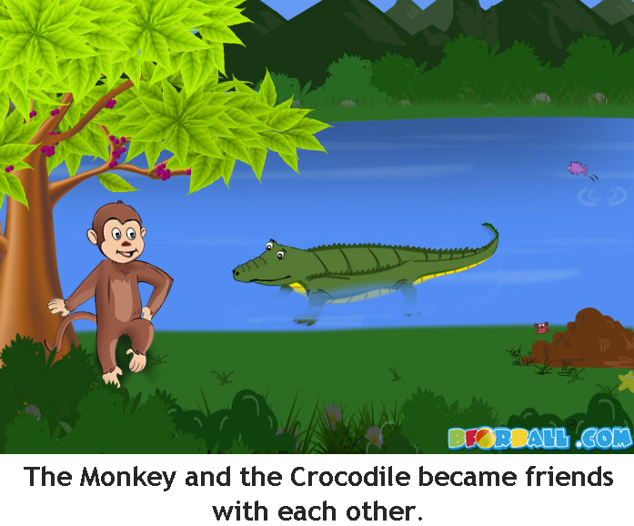 Dinesh Hx: The Crocodile and The Monkey Story with Pictures