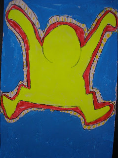 Mrs. Manzella's Student Gallery: 1ST GRADE: KEITH HARING ACTION FIGURES